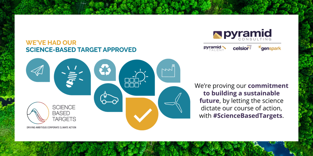 SBTi Validates Pyramid Consulting's Near-term Science-based Targets